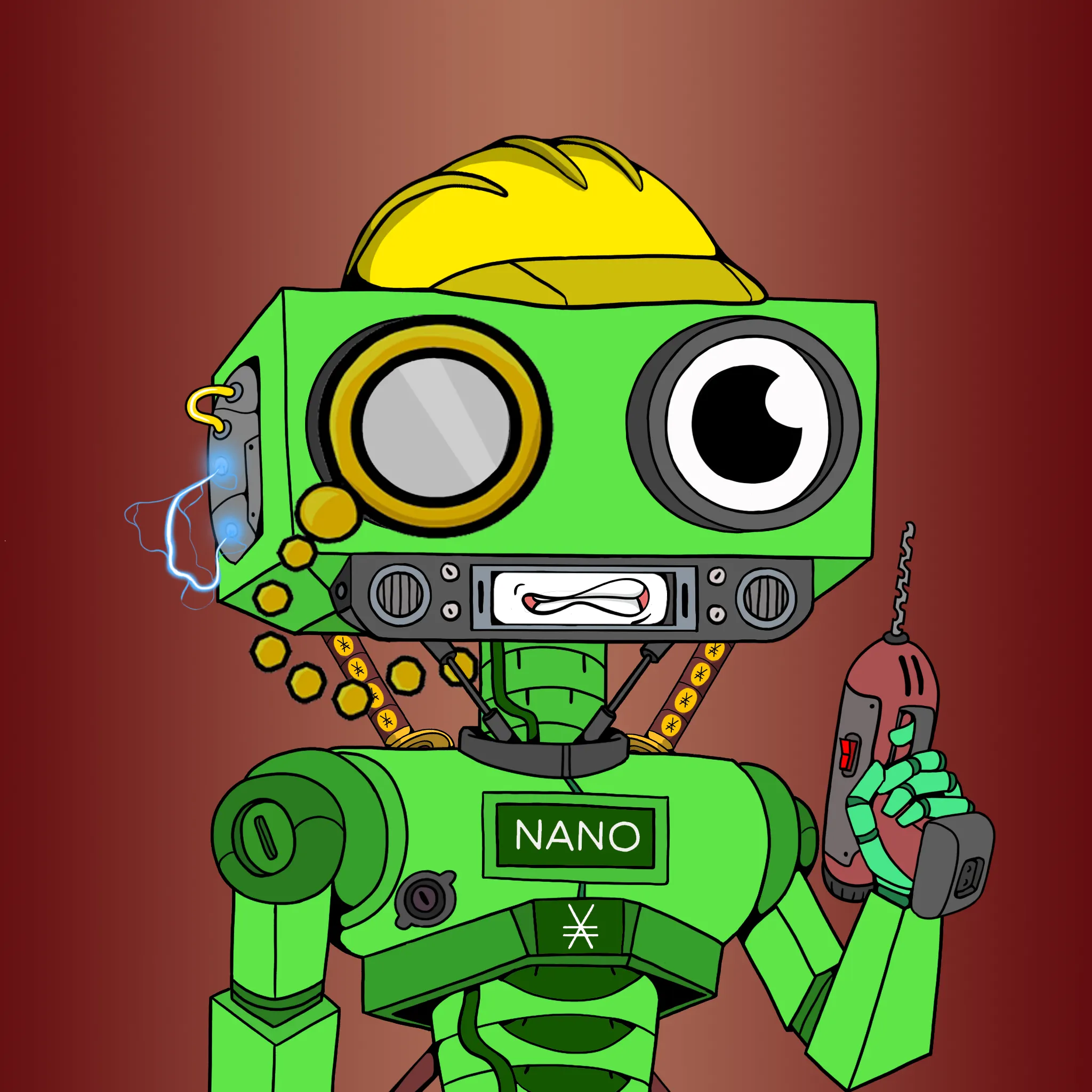 Nano Bot #1763 | Nanswap Art