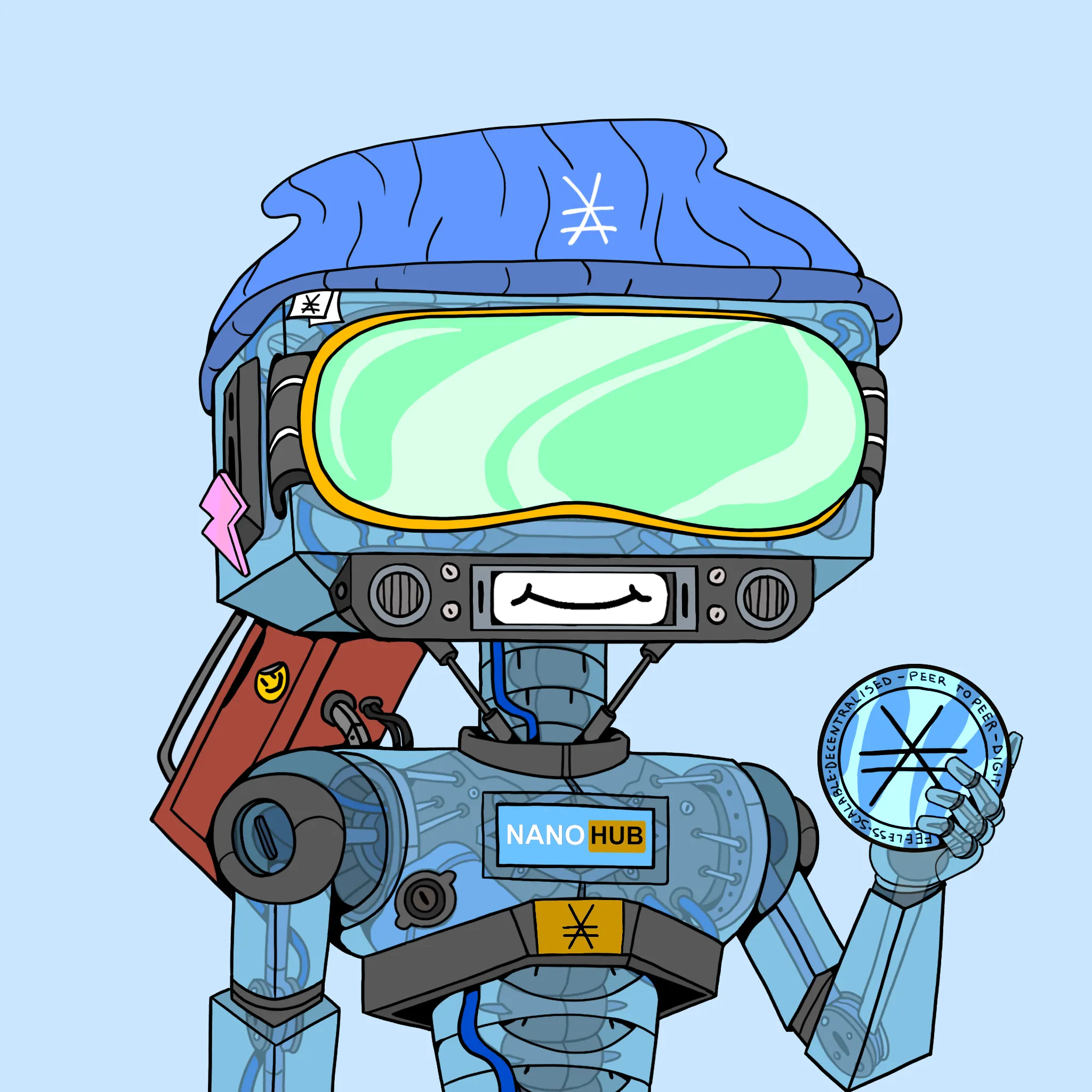 Nano Bot #2886 | Nanswap Art